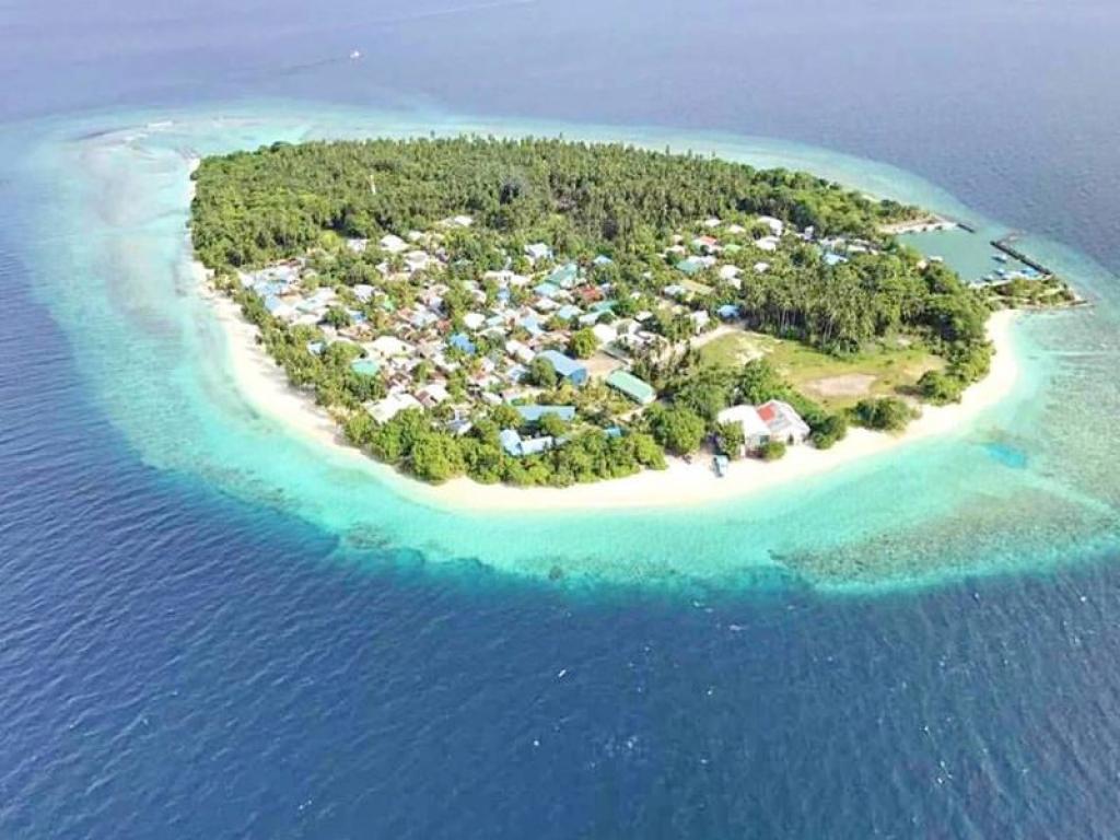 A Serene Local Island in Alif Alif Atoll Surrounded by Pristine Beaches ...